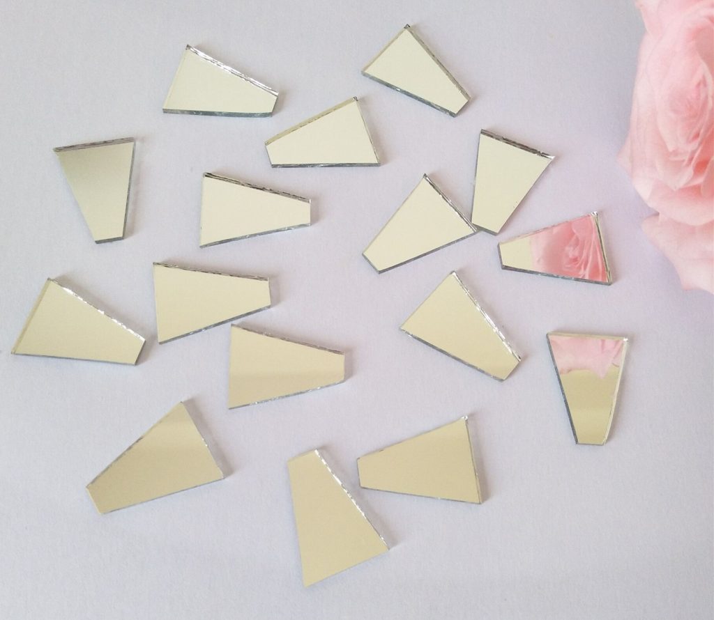 Trapezoid Glass Mirror Mosaic - MeyaLove.com